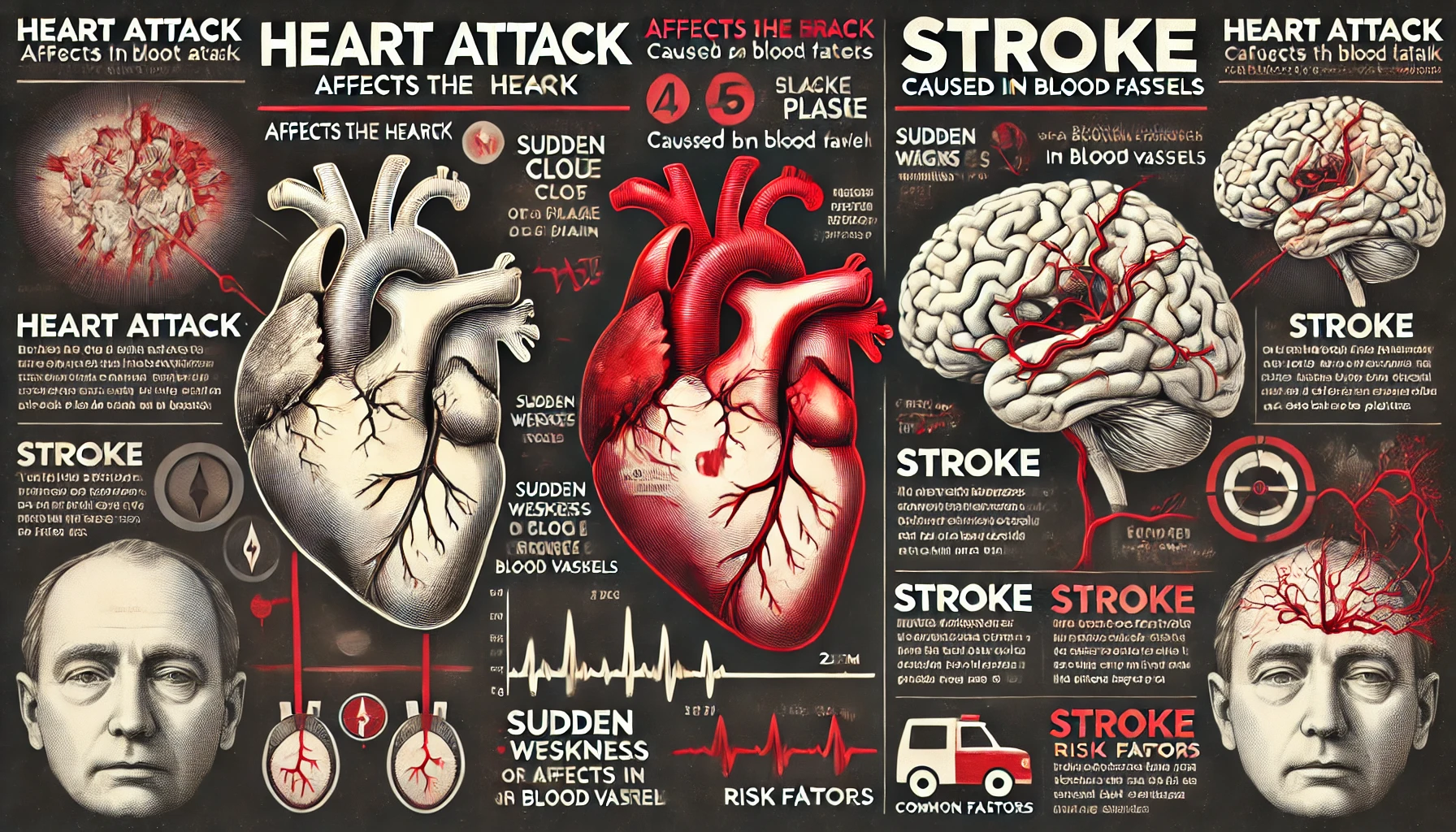 Heart Attack And Stroke Risk Factors And The Difference Between Them ...
